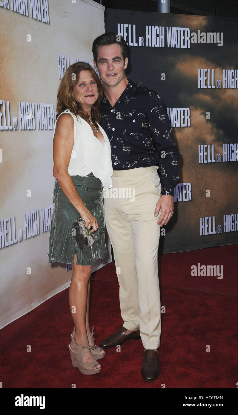 Film Premiere Hell or High Water Featuring: Chris Pine, Dale Dickey ...