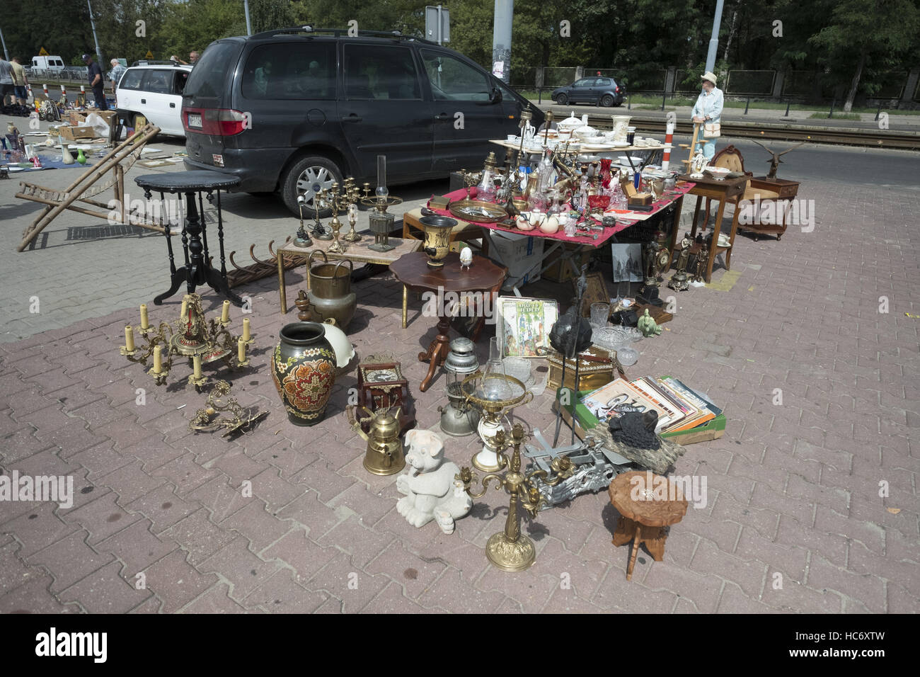 Bazar na kole flea market in warsaw hi-res stock photography and images ...