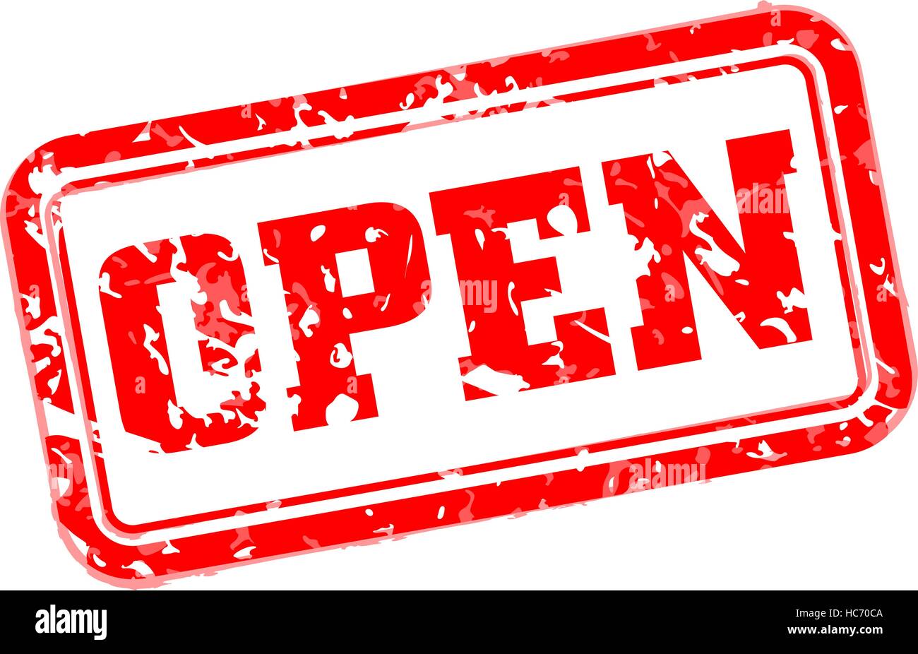 Open rubber stamp Stock Vector Image & Art - Alamy