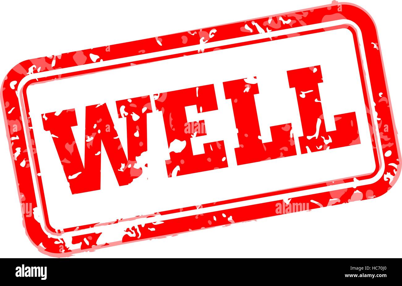 Well rubber stamp Stock Vector Image & Art - Alamy