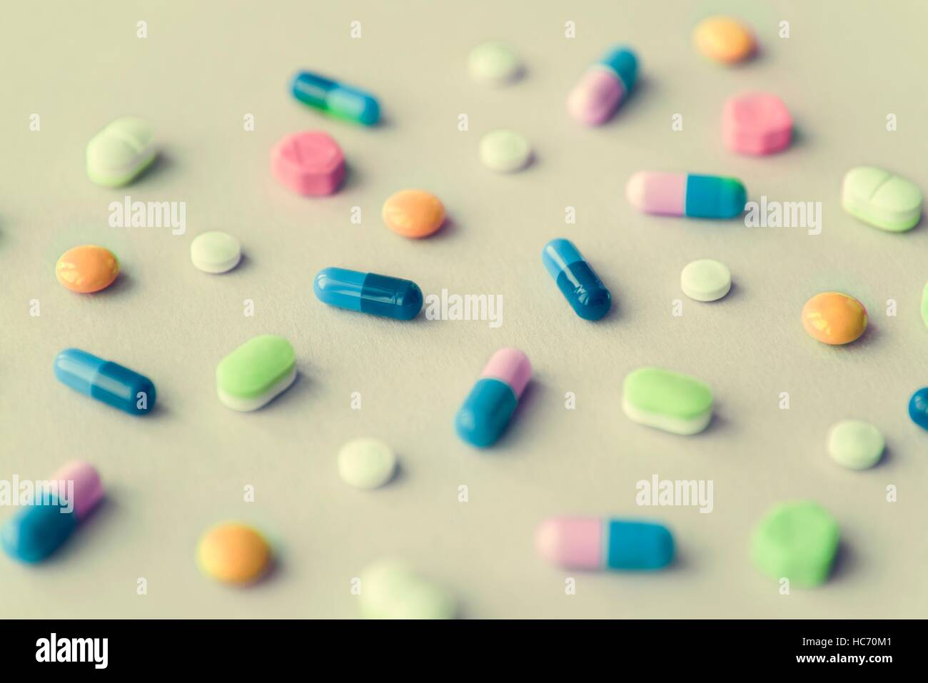 Medicine Pill Capsules Tablet Drug Prescription Concept Stock Photo - Alamy
