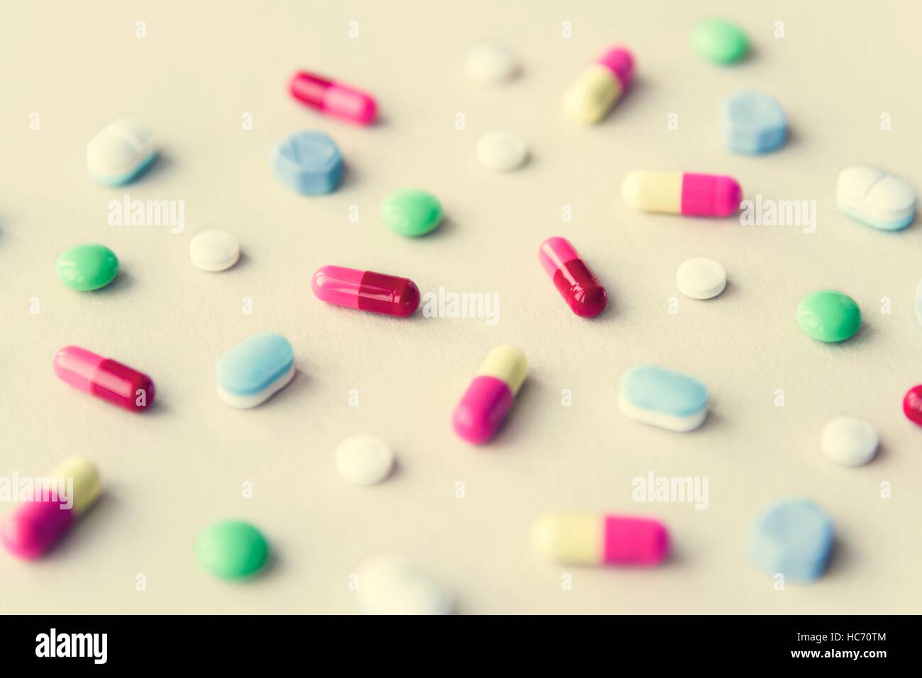 Medicine Pill Capsules Tablet Drug Prescription Concept Stock Photo - Alamy