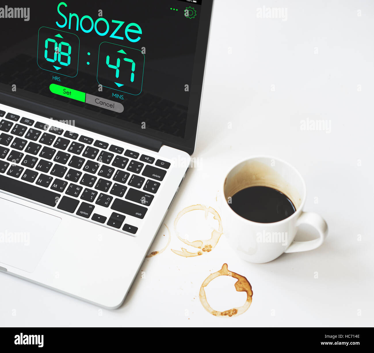 Reminder Wake Up Clock Concept Stock Photo - Alamy