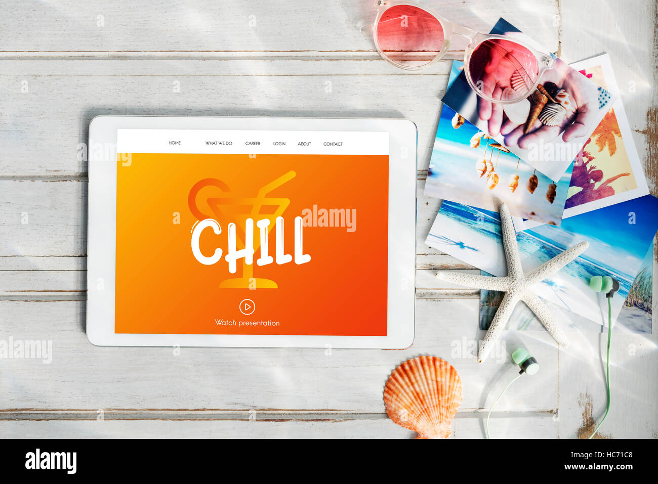 Vacation Break Relax Chill Concept Stock Photo - Alamy