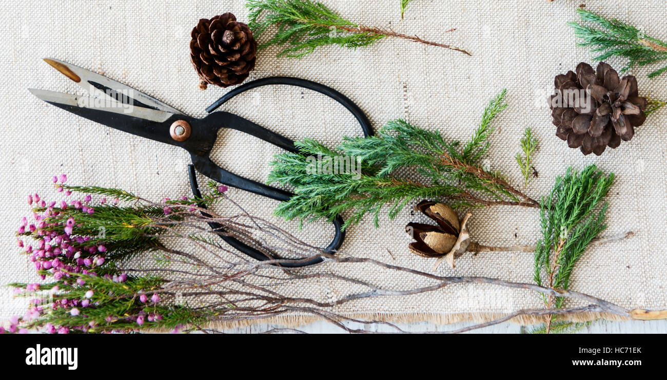 Flower Decorating Florist Hobby Recreational Pursuit Concept Stock ...