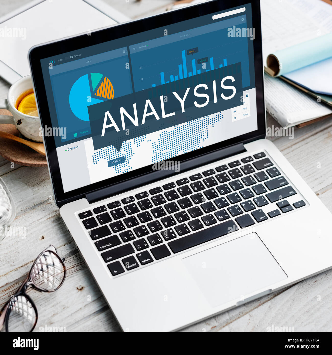 Accounting Analysis Business Graphic Success Concept Stock Photo - Alamy