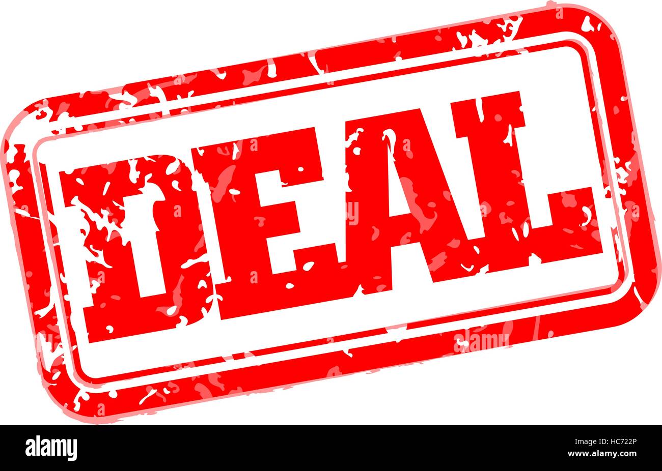 Deal rubber stamp Stock Vector Image & Art - Alamy