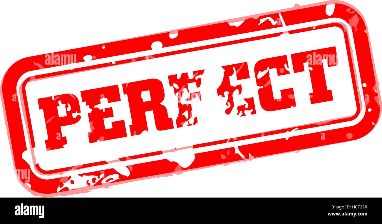 Perfect rubber stamp Stock Vector Image & Art - Alamy