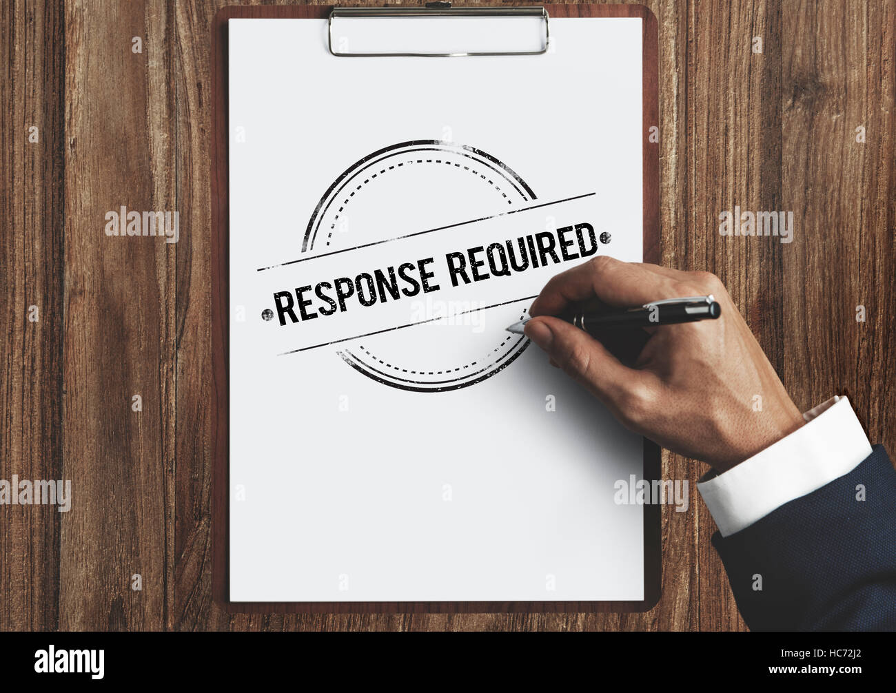 Response Request Required Feedback Information Concept Stock Photo - Alamy