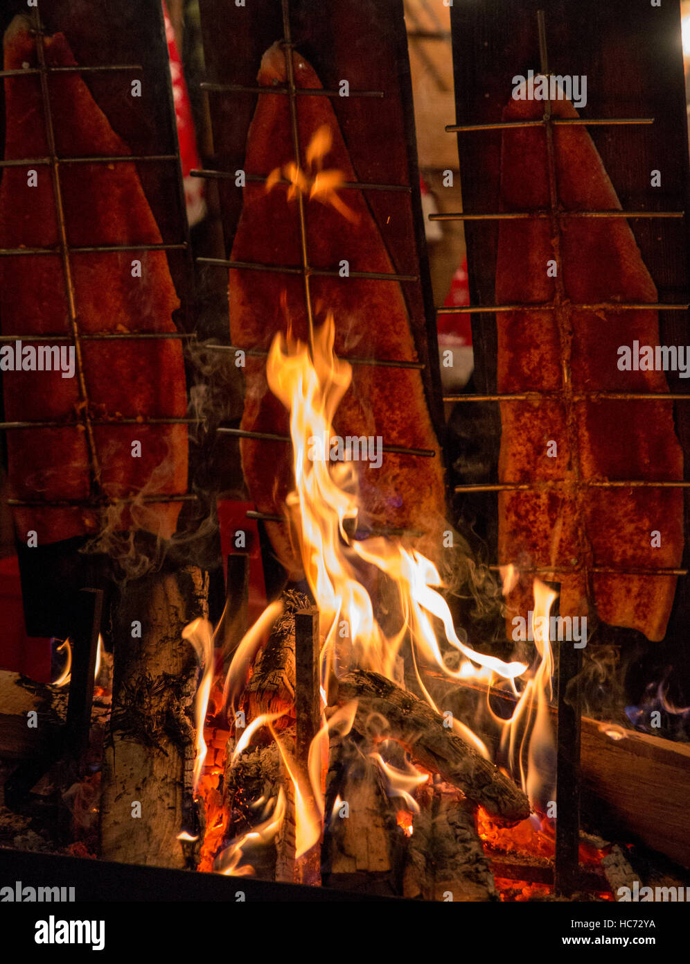 Bbq salmon hi-res stock photography and images - Alamy