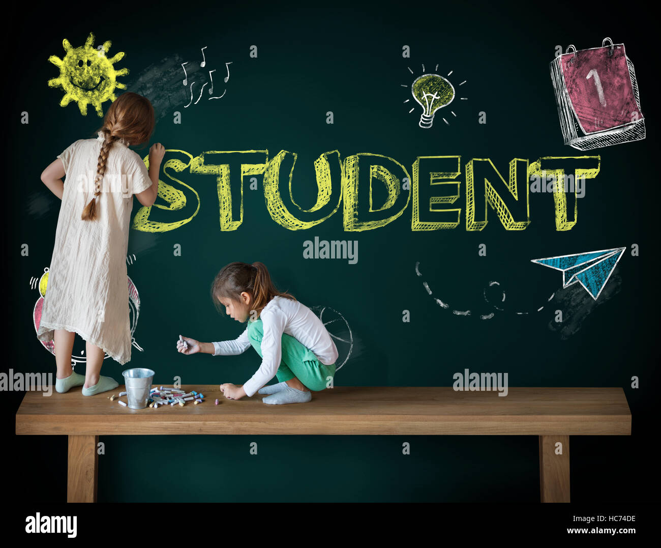 Study Ideas Learn Kids Concept Stock Photo - Alamy
