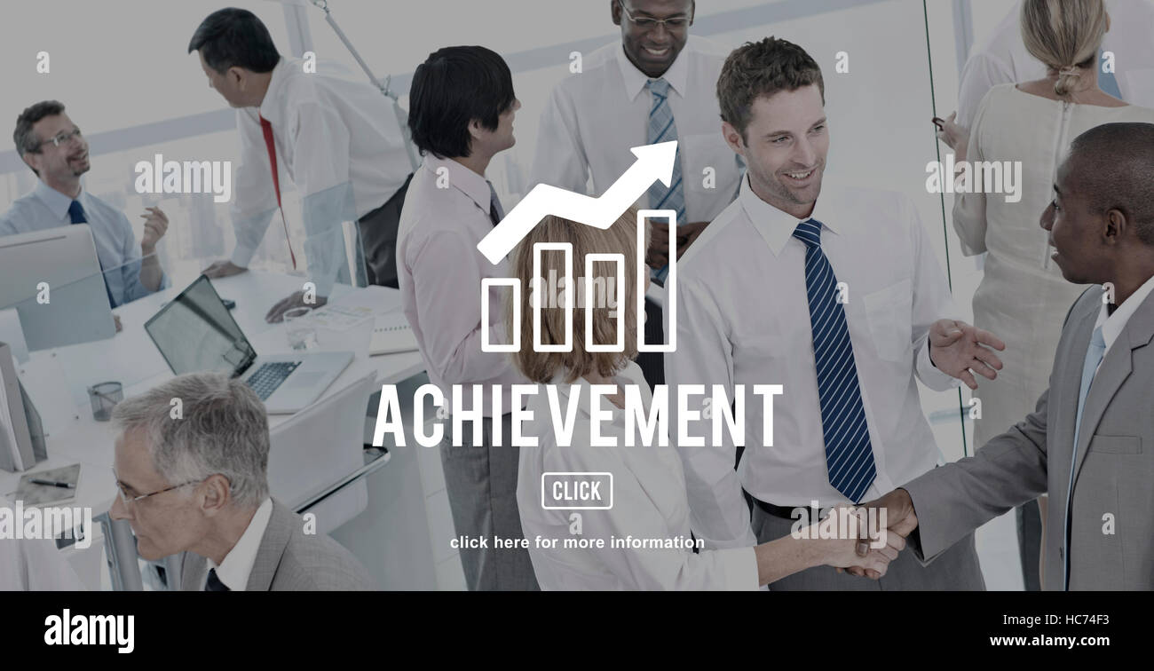 Business Progress Report Graph Concept Stock Photo - Alamy