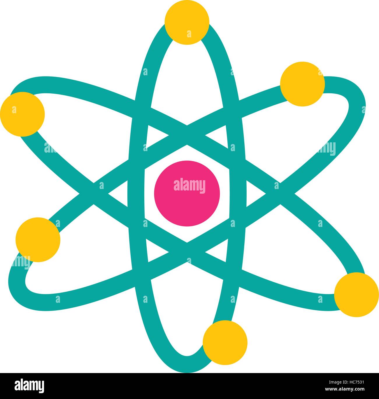 molecule structure isolated icon vector illustration design Stock ...