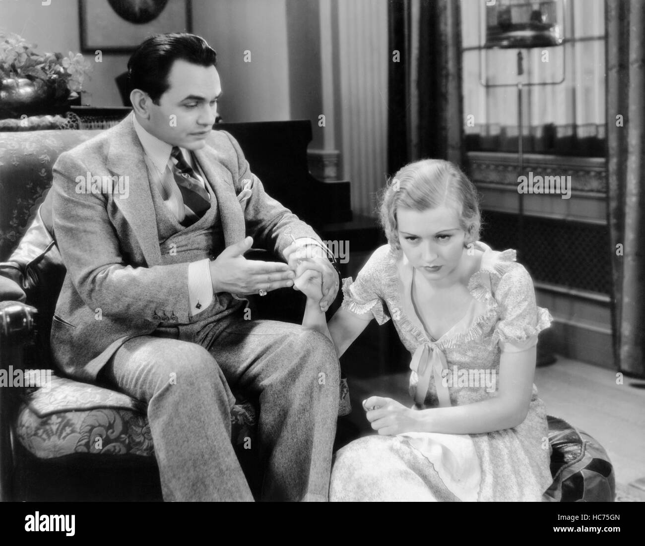SMART MONEY, from left: Edward G. Robinson, Evalyn Knapp, 1931 Stock ...