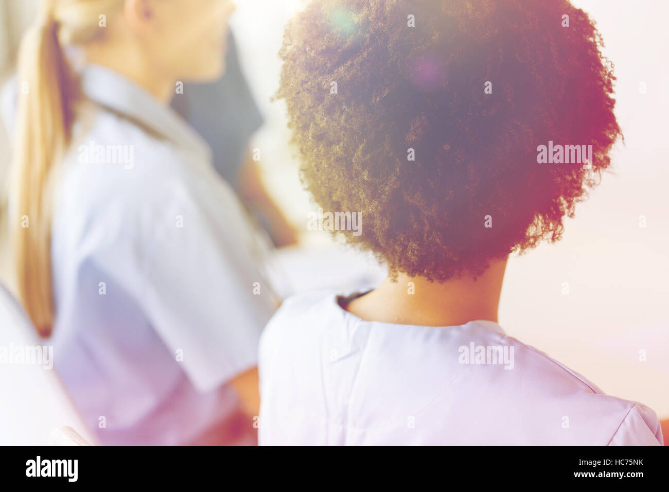 Doctor back view hospital hi-res stock photography and images - Alamy