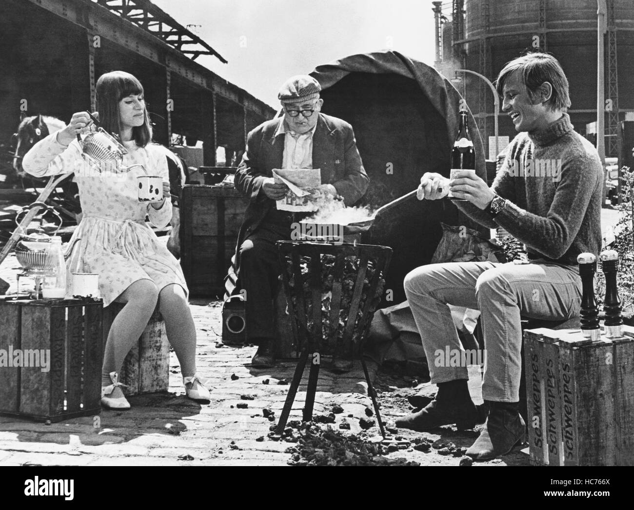 SMASHING TIME, Rita Tushingham (left), Michael York (right), 1967 Stock ...