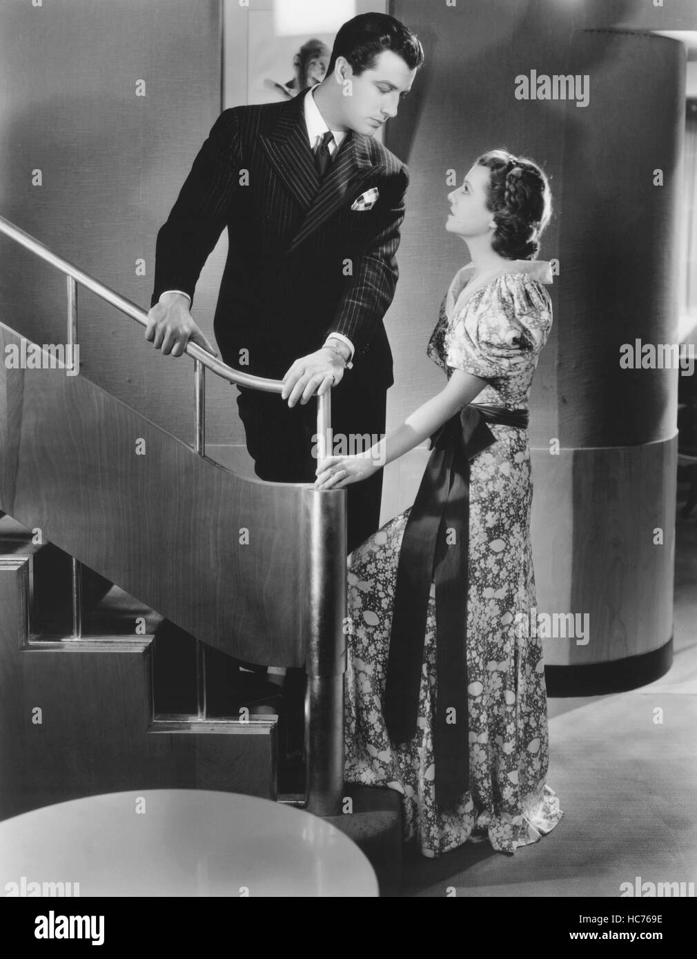 SMALL TOWN GIRL, from left: Robert Taylor, Janet Gaynor, 1936 Stock ...