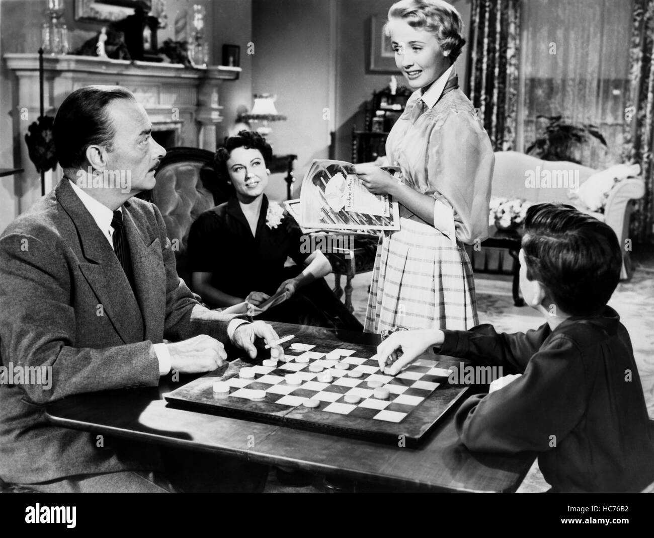 SMALL TOWN GIRL, from left, Robert Keith, Fay Wray, Jane Powell, Bobby ...