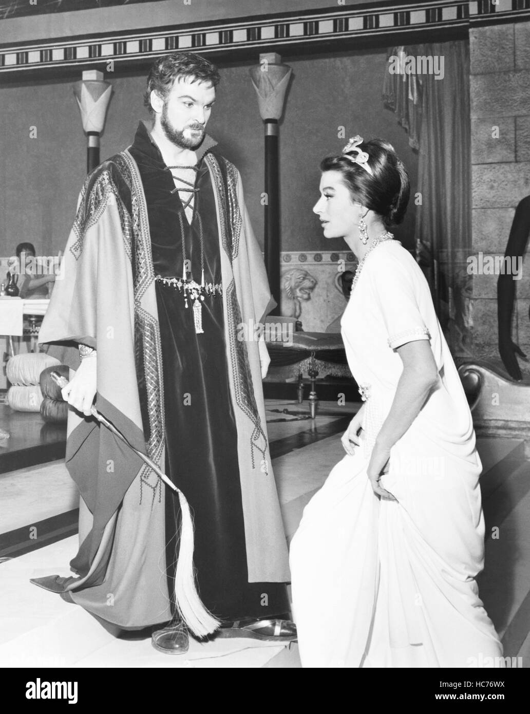 SODOM AND GOMORRAH, from left: Stanley Baker, Anouk Aimee, 1962, TM ...