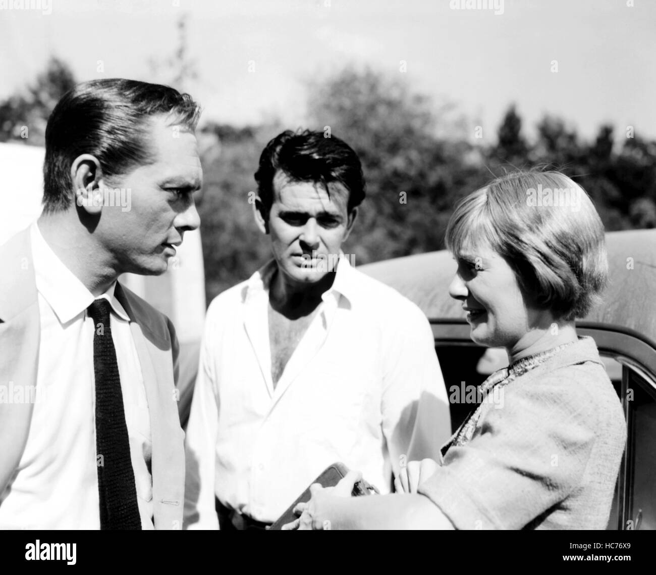 THE SOUND AND THE FURY, from left, Yul Brynner, Stuart Whitman, Joanne ...