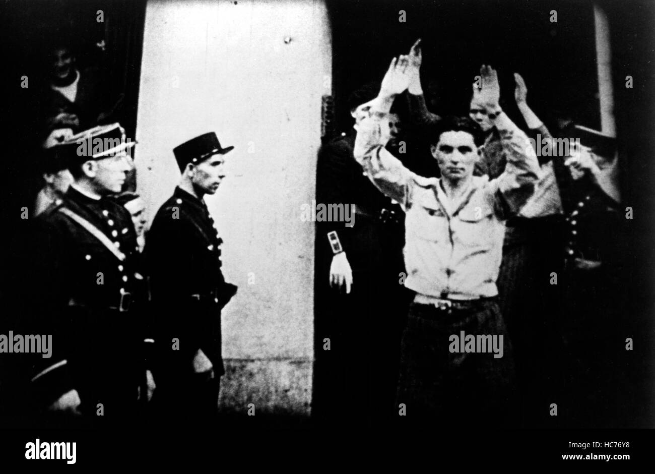 THE SORROW AND THE PITY, French collaborators surrendering to gendarmes ...