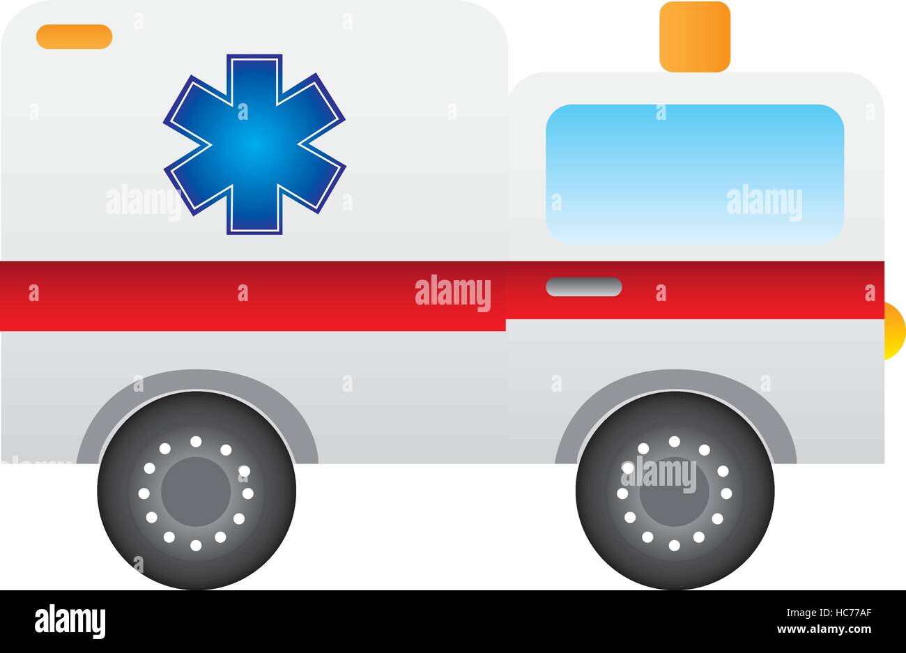 ambulance medical vehicle icon vector illustration design Stock Vector ...