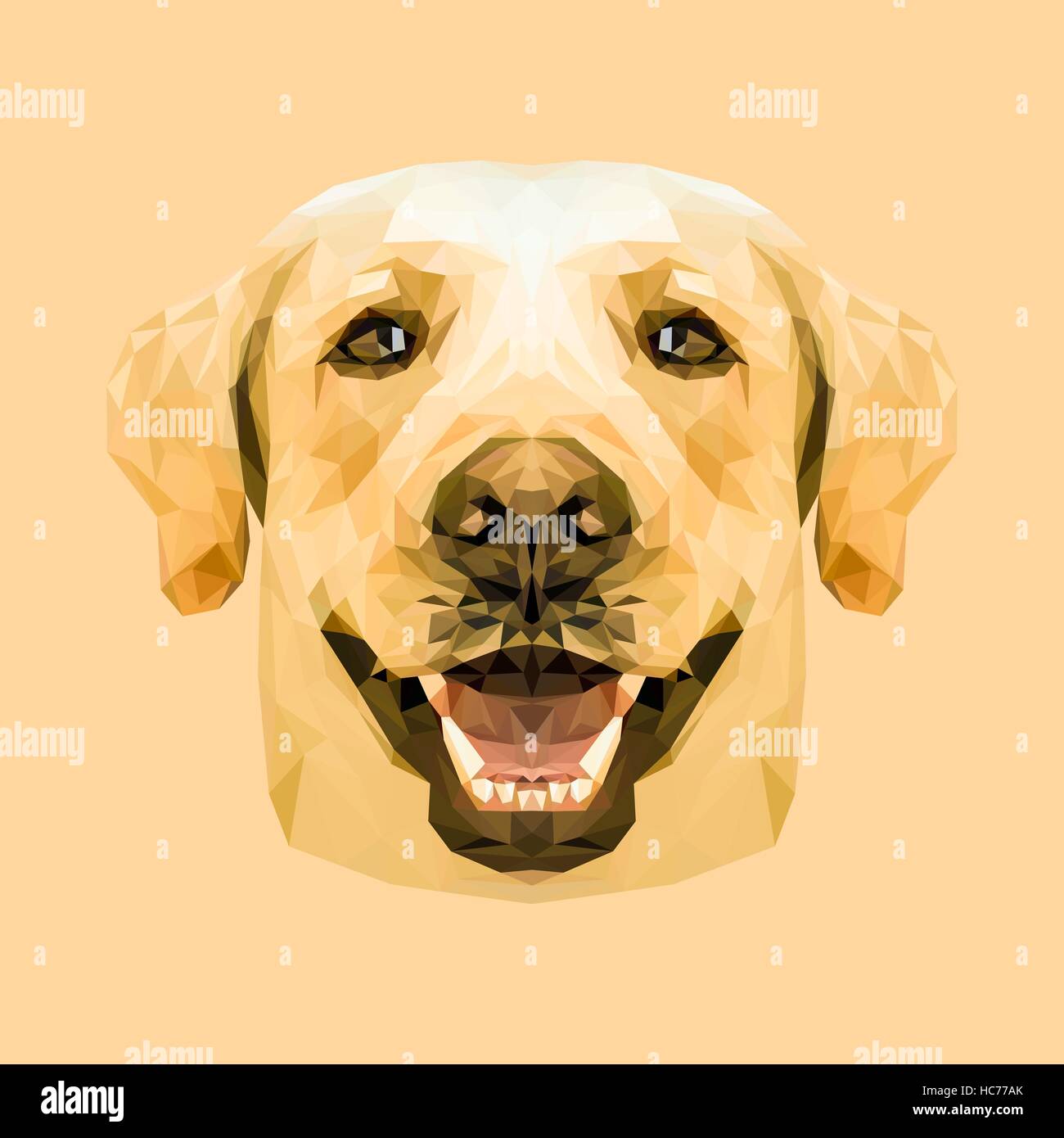 Labrador vector vectors hi-res stock photography and images - Alamy