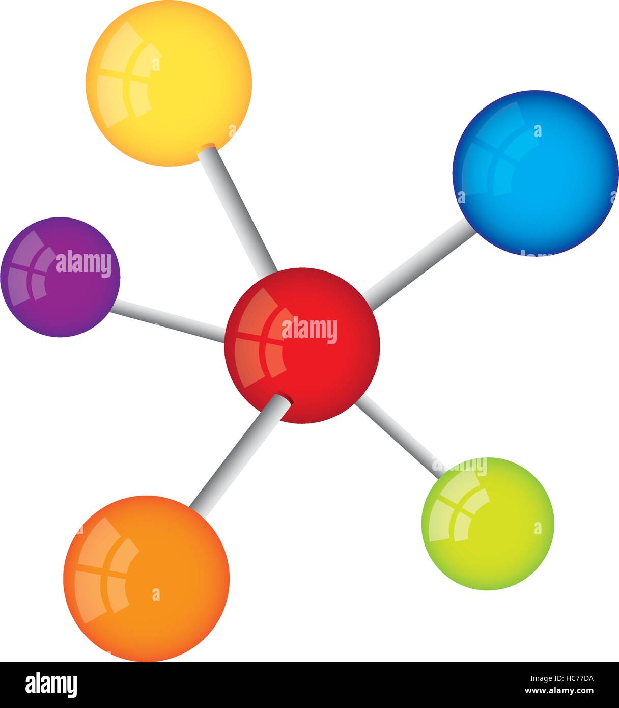 molecule structure isolated icon vector illustration design Stock ...