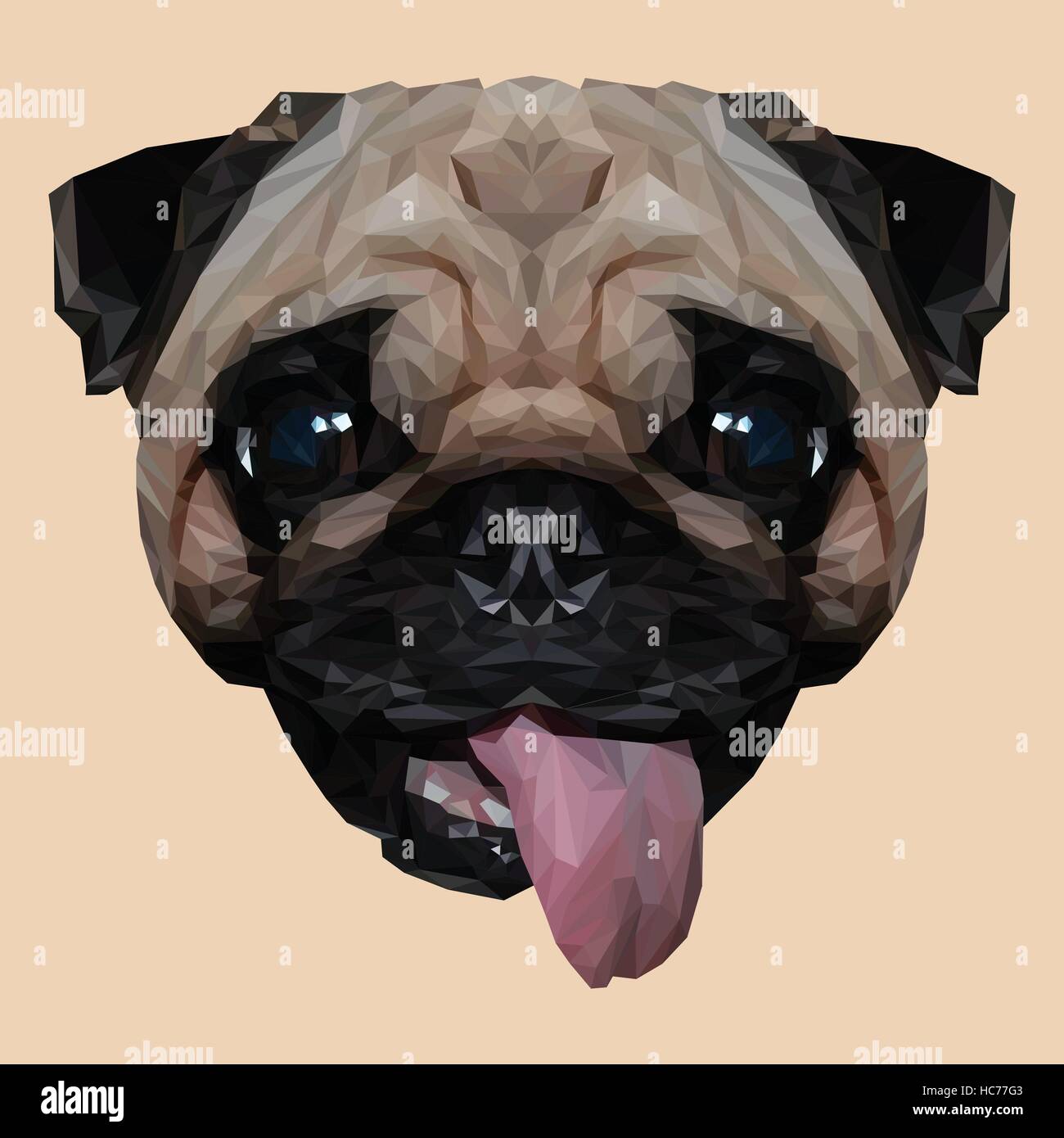 Mops Stock Vector Images - Alamy