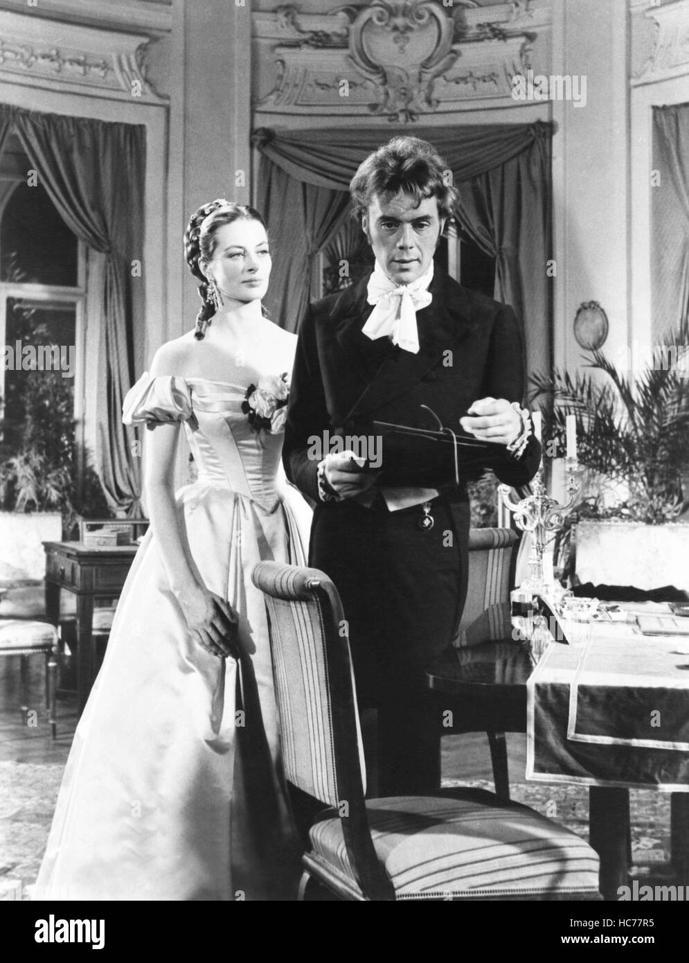 SONG WITHOUT END, from left: Capucine, Dirk Bogarde as Franz Liszt ...