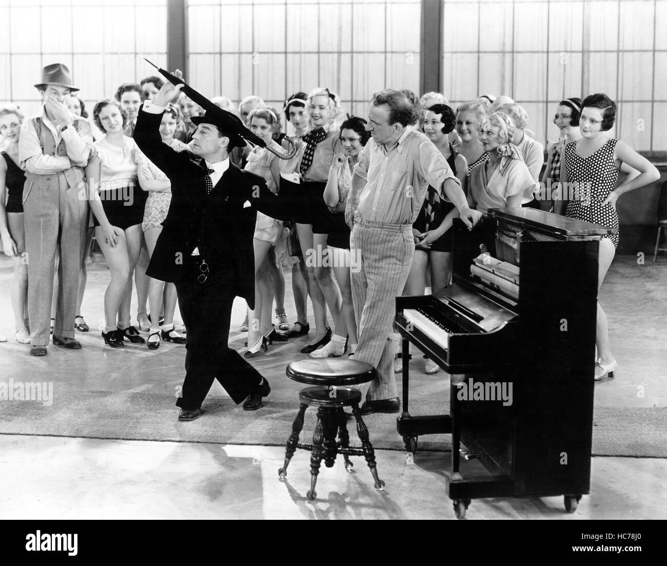 SPEAK EASILY, Sidney Toler, Buster Keaton, Jimmy Durante, 1932 Stock ...