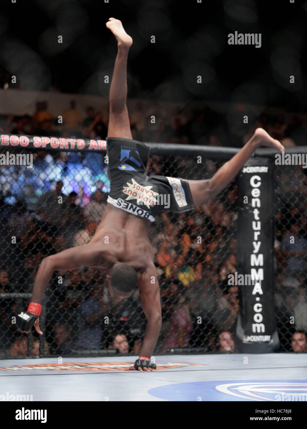UFC fighter Jon Jones before his fight against Vladimir Matyushenko at ...
