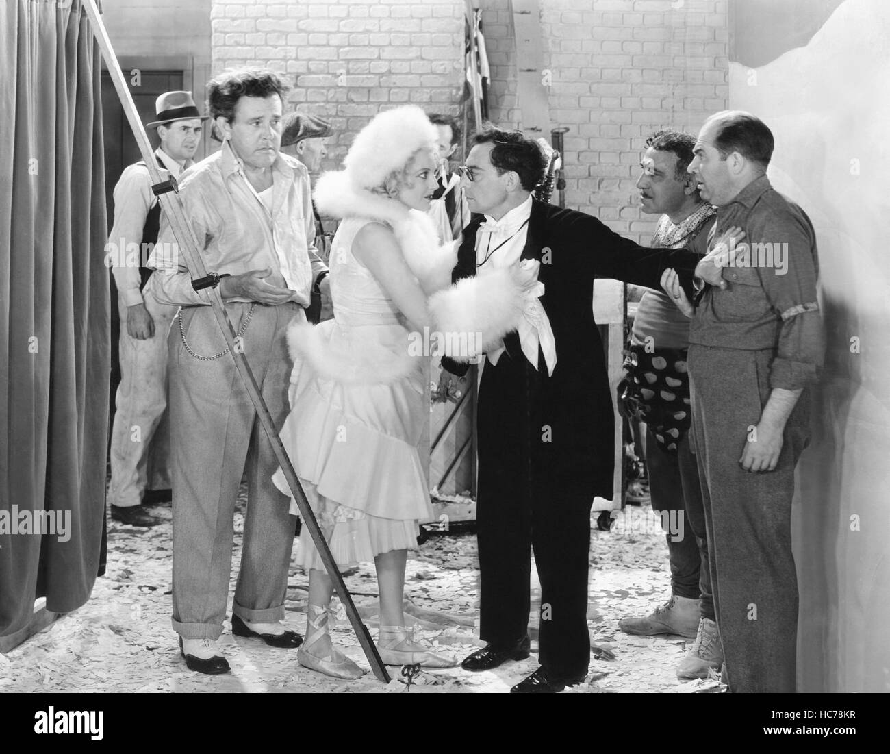 SPEAK EASILY, from left: Sidney Toler, Thelma Todd, Buster Keaton ...