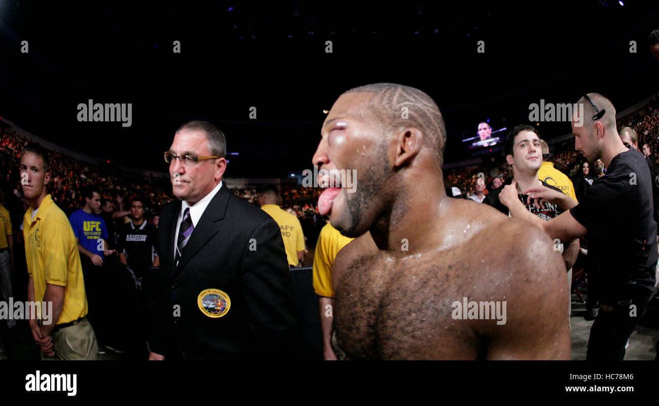 UFC fighter John Howard at UFC-Live: Jones vs. Matyushenko at the San ...