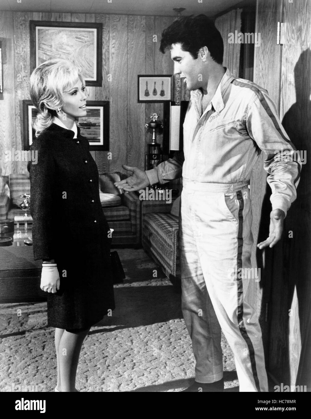 SPEEDWAY, from left, Nancy Sinatra, Elvis Presley, 1968 Stock Photo - Alamy