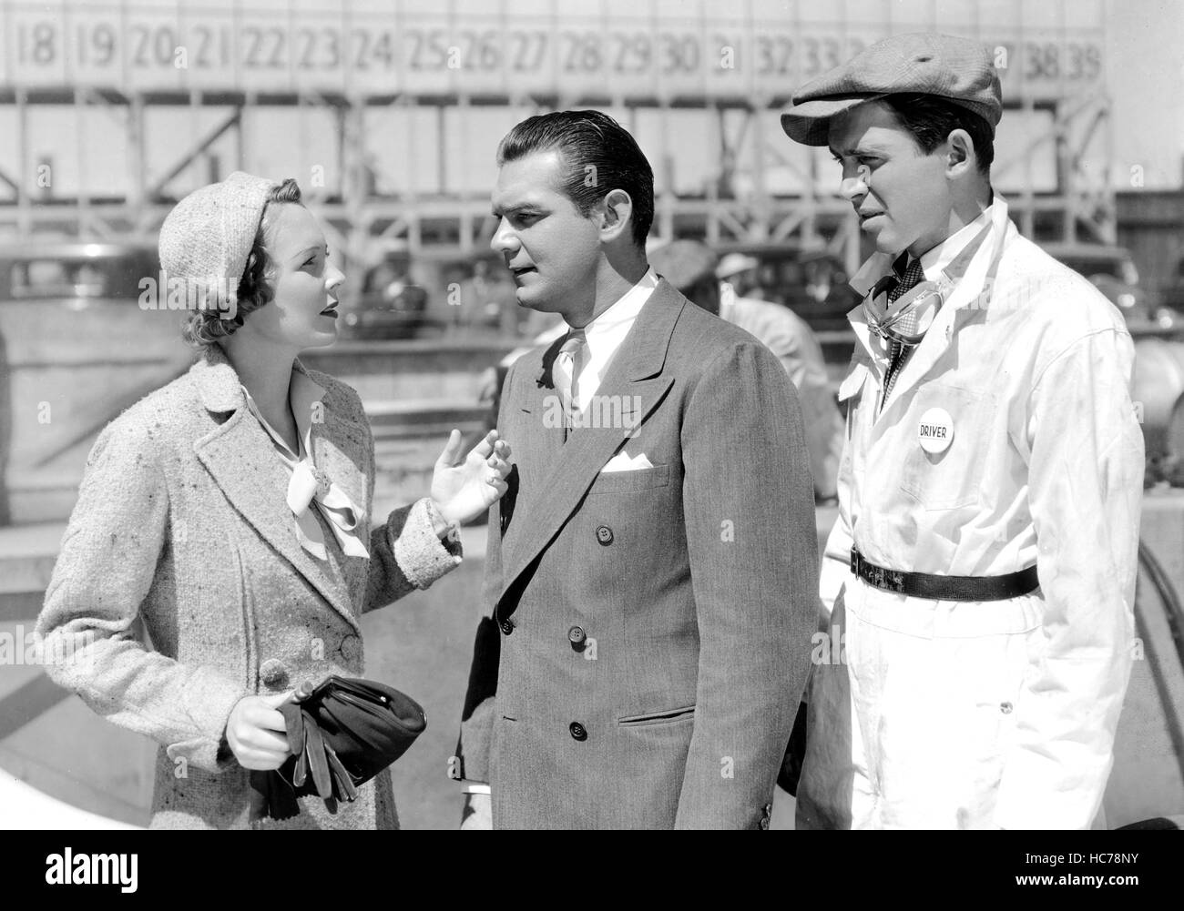 SPEED, Wendy Barrie, Weldon Heyburn, James Stewart, 1936 Stock Photo ...