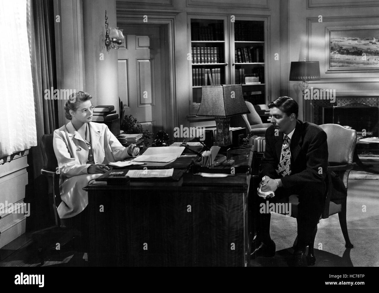SPELLBOUND, Ingrid Bergman, Gregory Peck, Cliff Rathjen, 1945 Stock ...