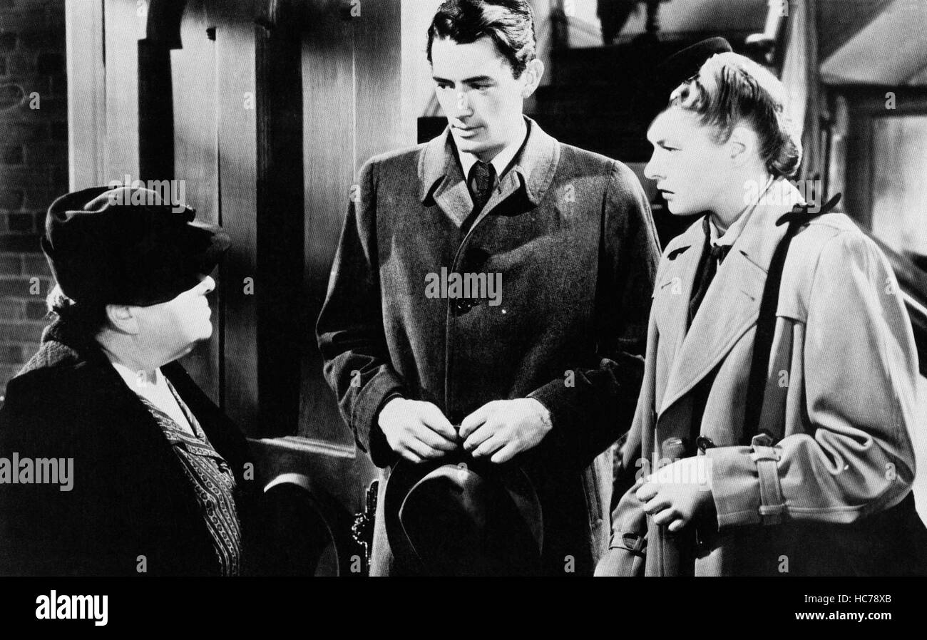 SPELLBOUND, Gregory Peck (center), Ingrid Bergman (right), 1945 Stock ...