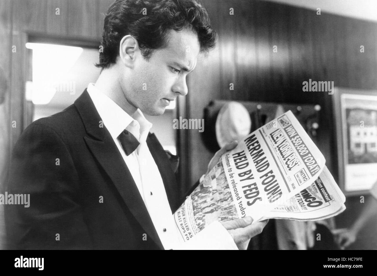 SPLASH, Tom Hanks, 1984, ©Buena Vista/courtesy Everett Collection Stock ...