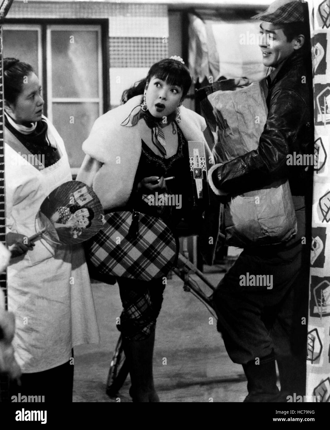 STREET OF SHAME, (aka AKASEN CHITAI), from left: Kumeko Urabe, Machiko ...