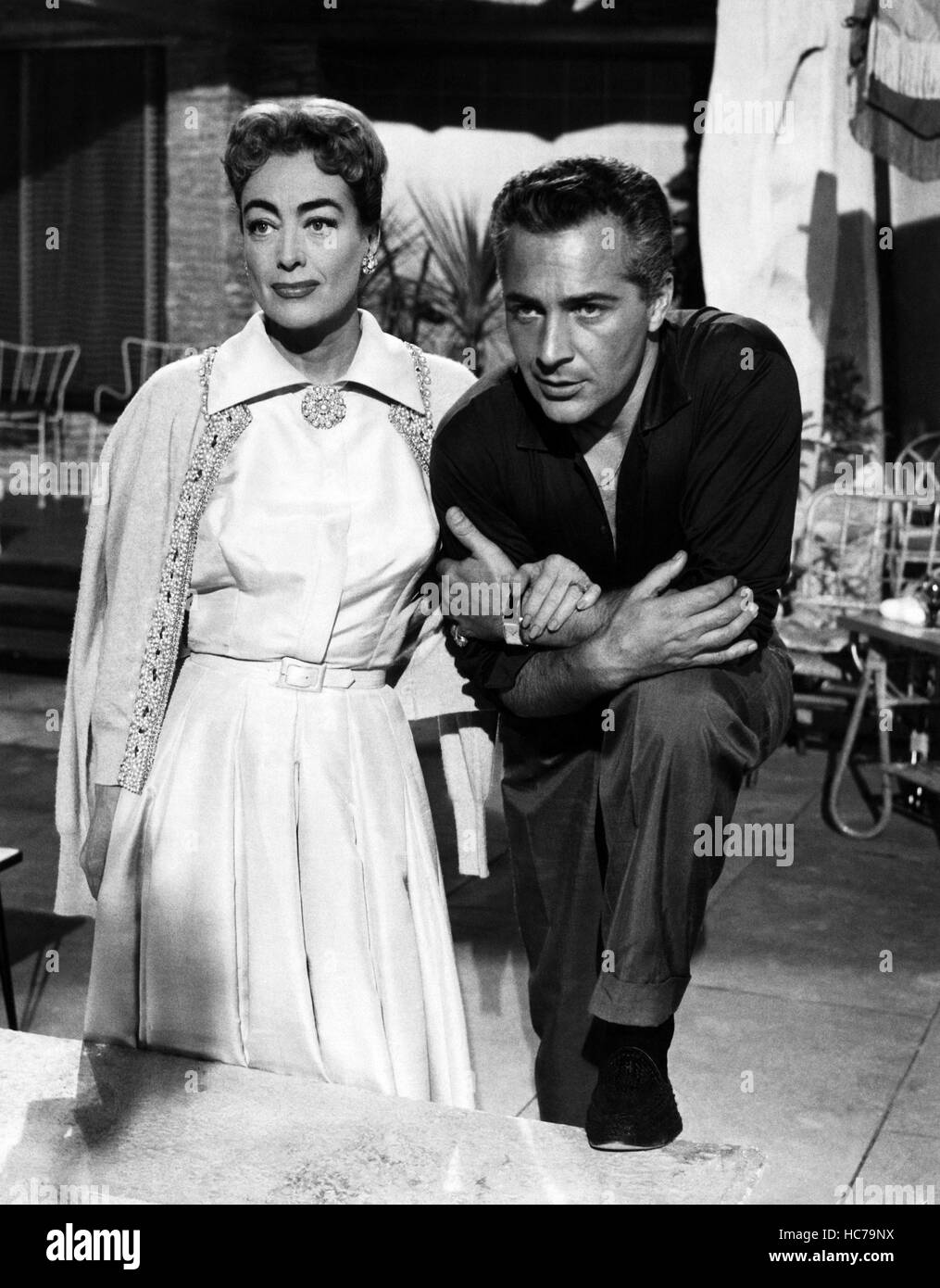 THE STORY OF ESTHER COSTELLO, Joan Crawford, Rossano Brazzi, 1957 Stock ...
