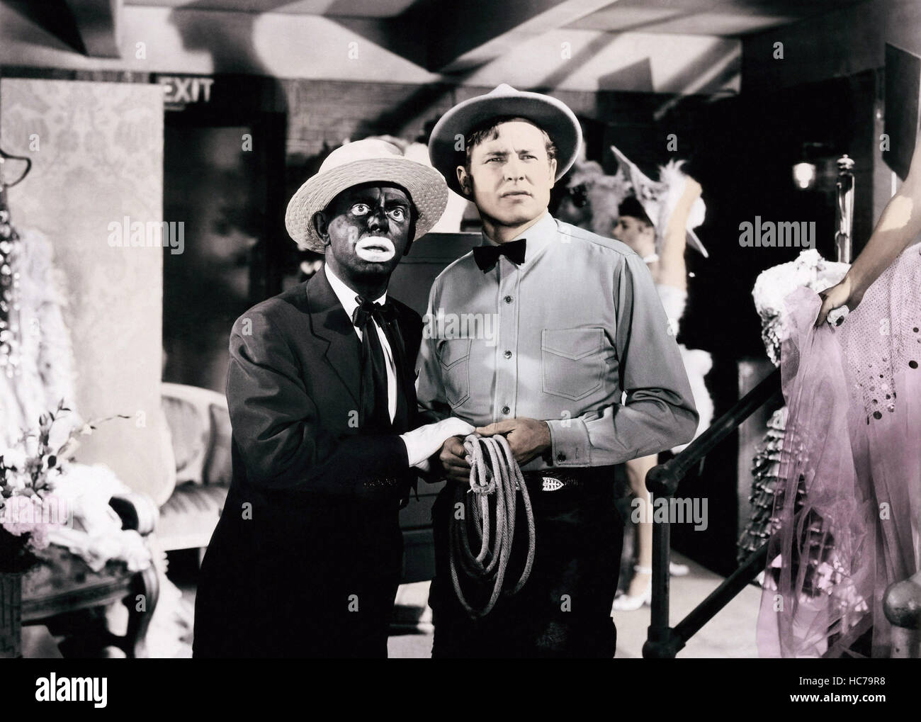 THE STORY OF WILL ROGERS, from left, Eddie Cantor, Will Rogers Jr ...