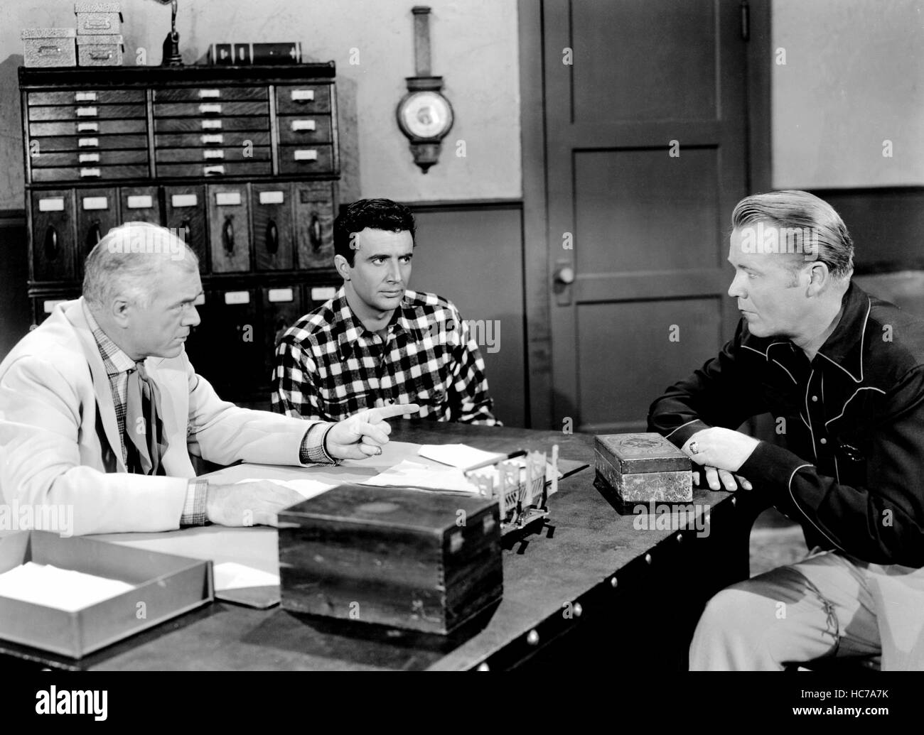 STAR OF TEXAS, from left: James Flavin, Rick Vallin, Wayne Morris, 1953 ...