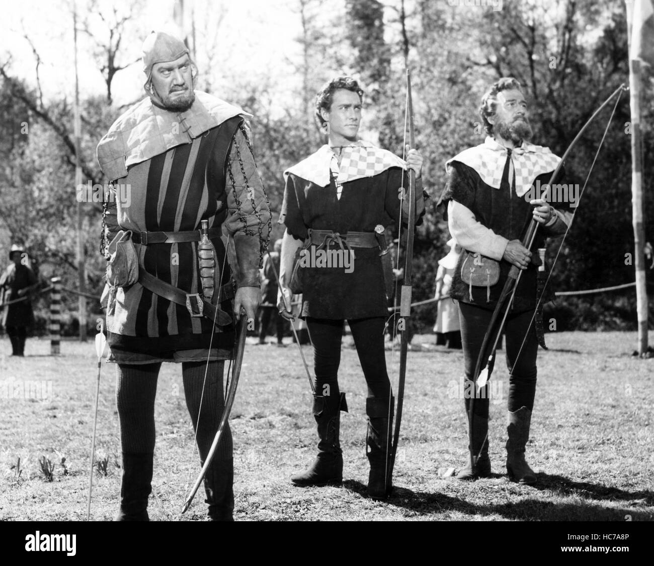 THE STORY OF ROBIN HOOD AND HIS MERRIE MEN, from left: Archie Duncan ...