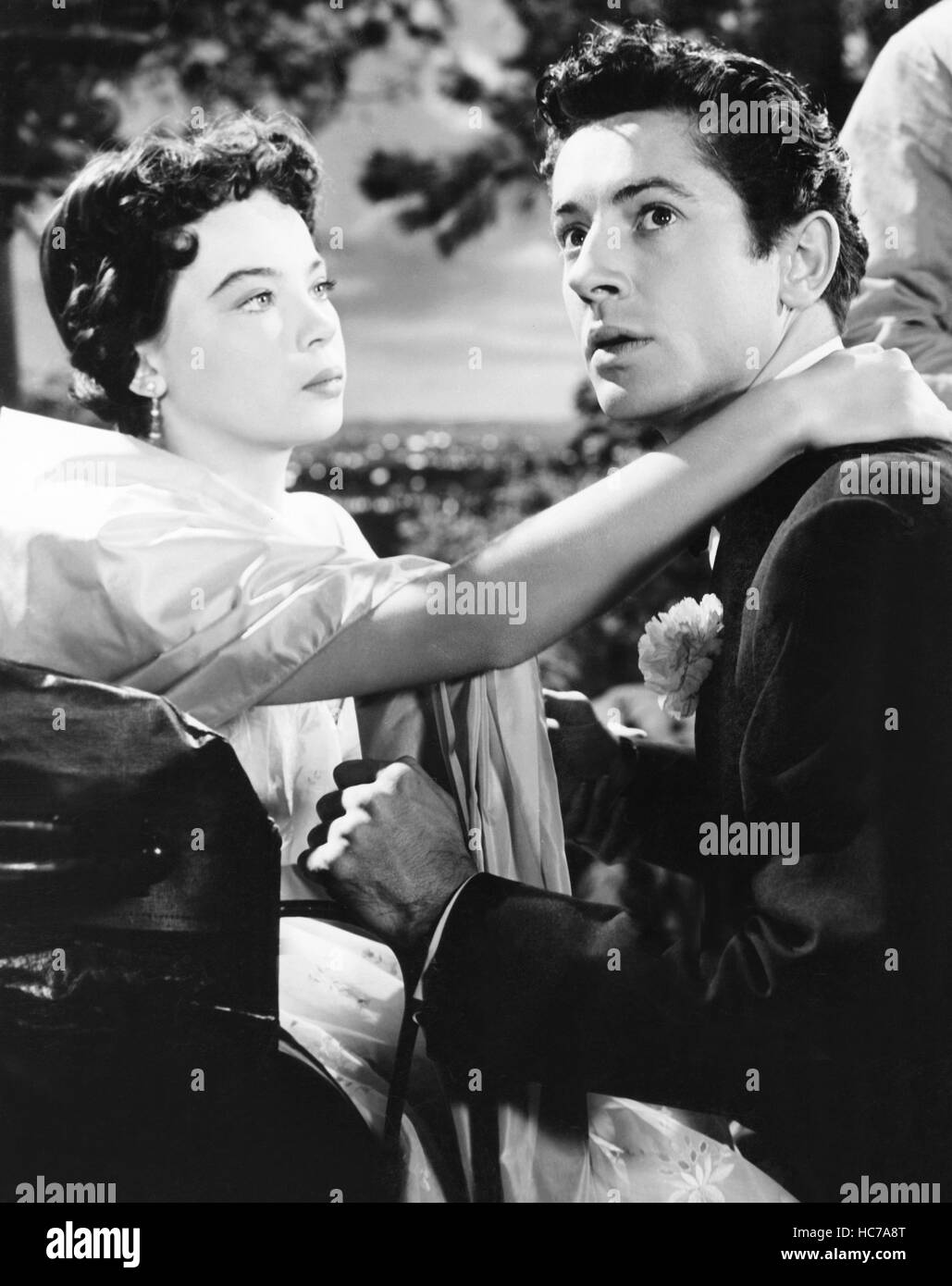 THE STORY OF THREE LOVES, from left: Leslie Caron, Farley Granger, 1953 Stock Photo - Alamy