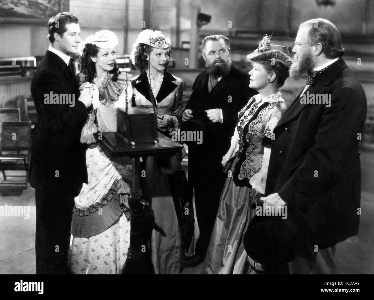 THE STORY OF ALEXANDER GRAHAM BELL, from left: Don Ameche, Loretta ...