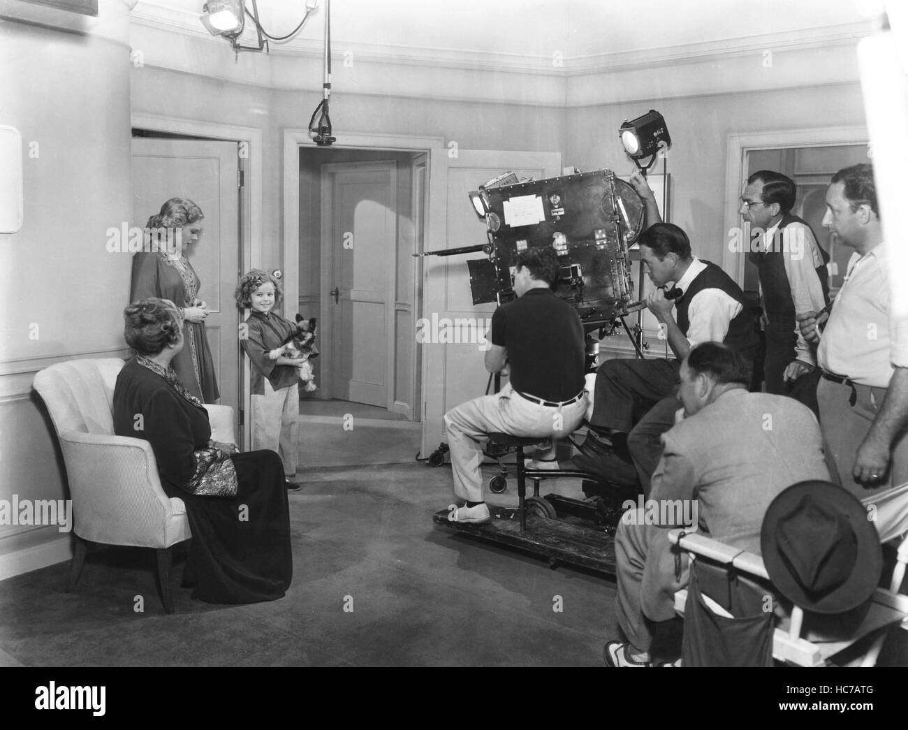 STOWAWAY, from left, Helen Westley, Alice Faye, Shirley Temple ...