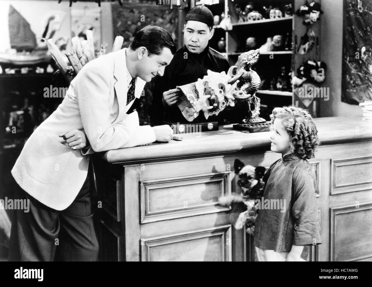 STOWAWAY, from left: Robert Young, Chester Gan, Shirley Temple, 1936 ...