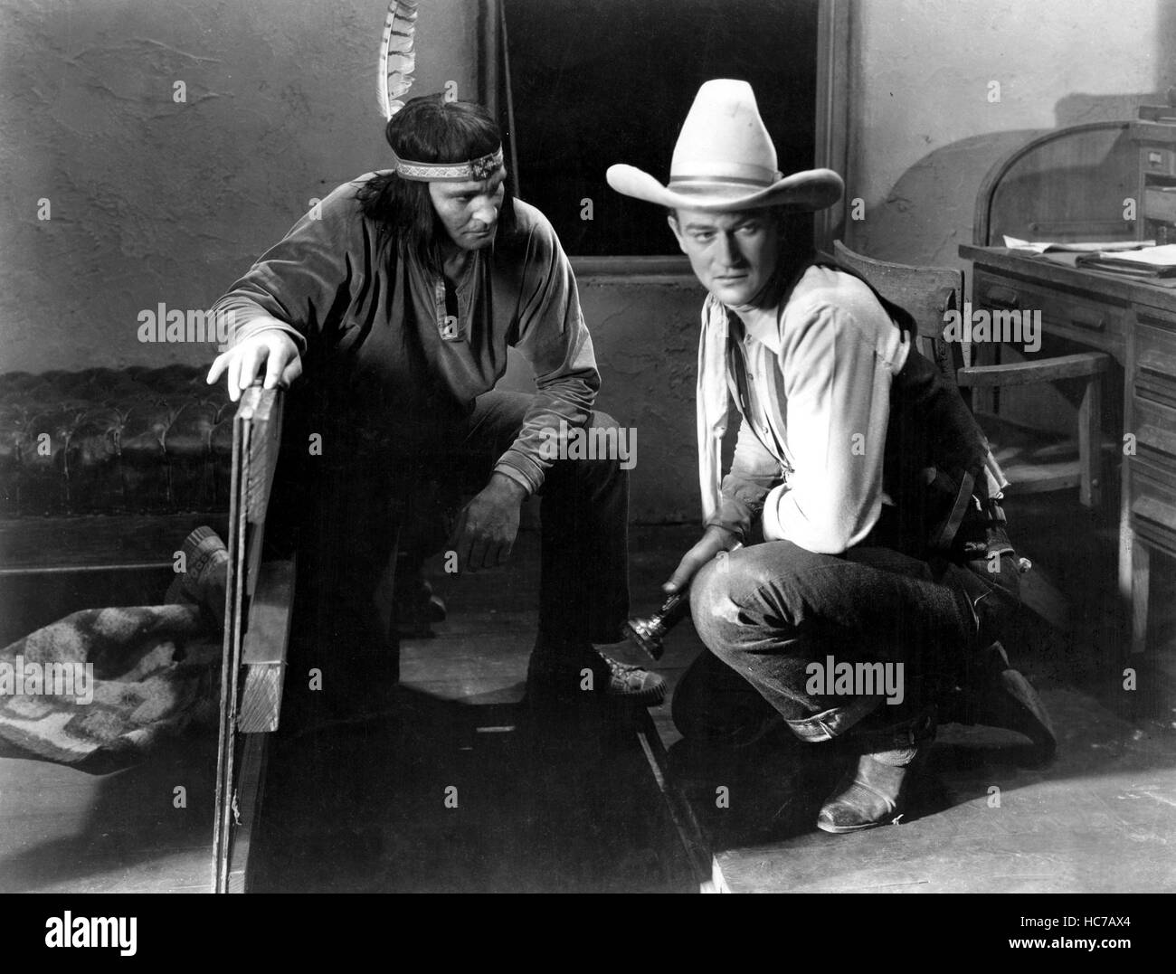 THE STAR PACKER, Yakima Canutt, John Wayne, 1934 Stock Photo - Alamy