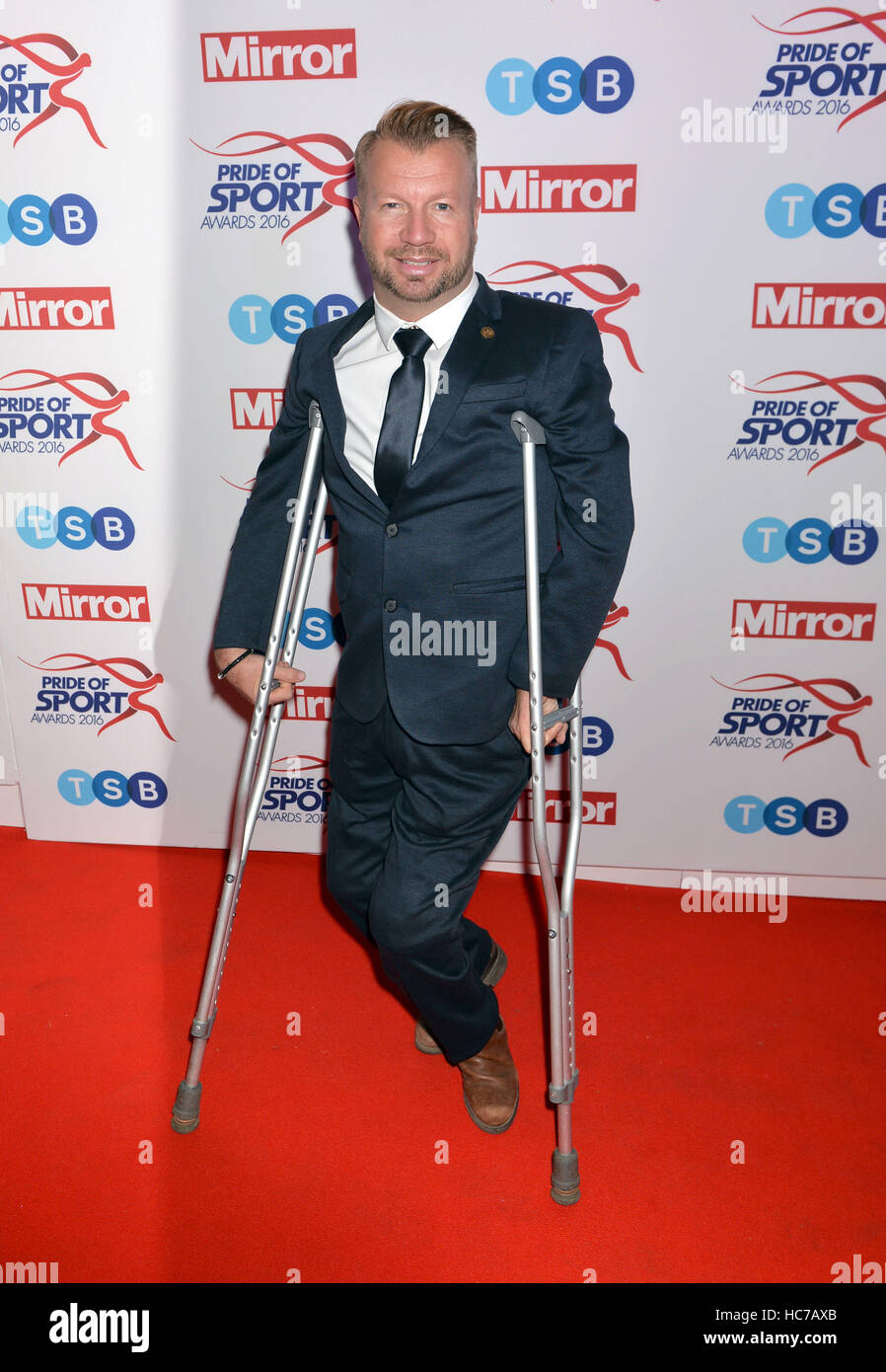 Paralympian Lee Pearson attends the Pride of Sport Awards 2016 at The ...